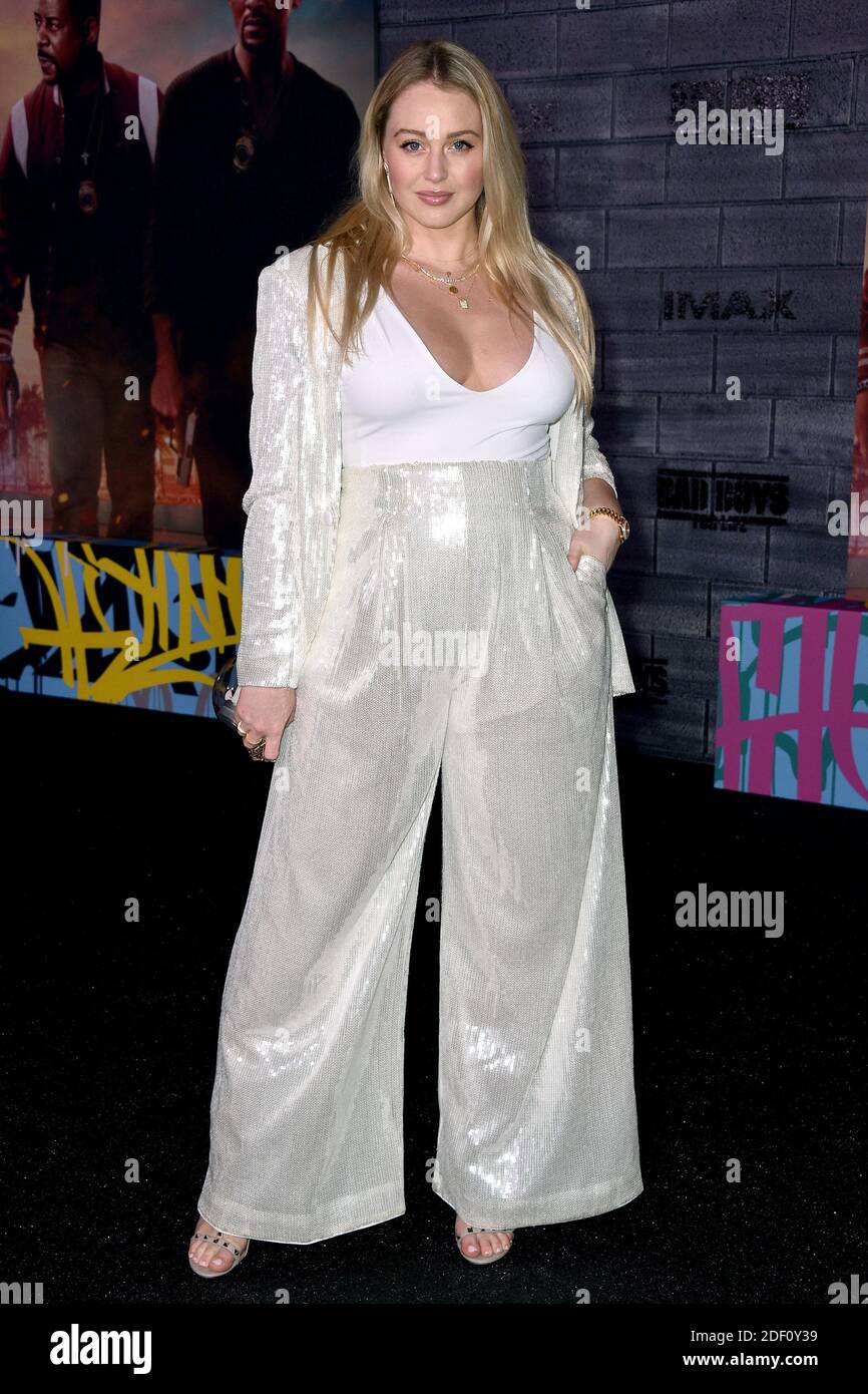 Iskra Lawrence attends the premiere of Columbia Pictures' "Bad Boys For ...