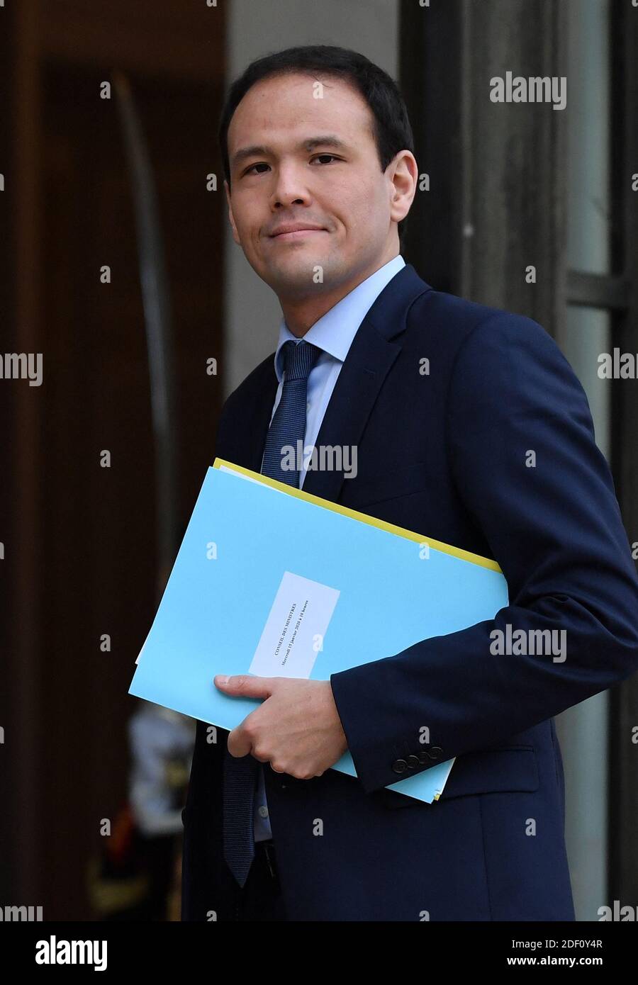French Junior Minister for Digital affairs Cedric O at weekly cabinet ...