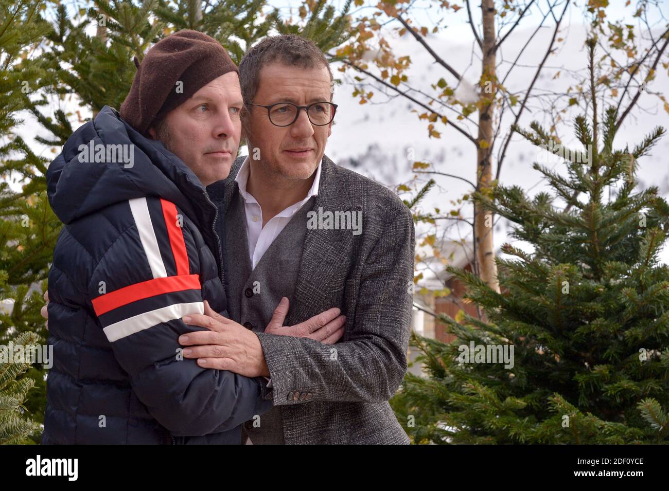 Philippe Katerine, Dany Boon attending the photocall of the film Le ...