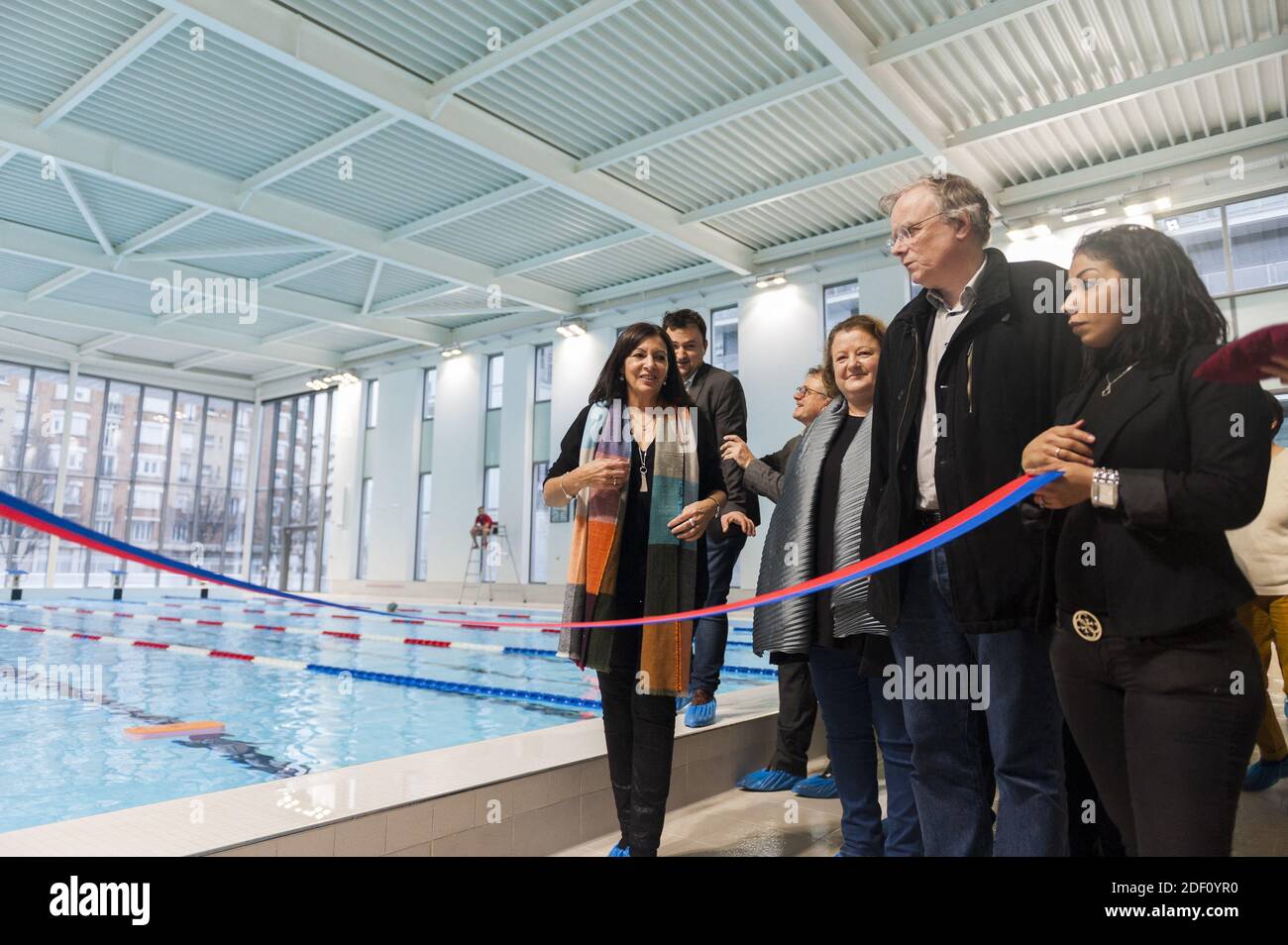 The mayor of Paris, Anne Hidalgo, inaugurates the new Yvonne Godard ...
