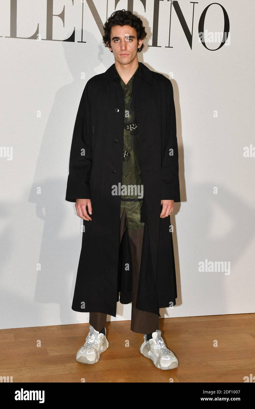Tamino Amir attends the Valentino Menswear Fall/Winter 2020-2021 show ...