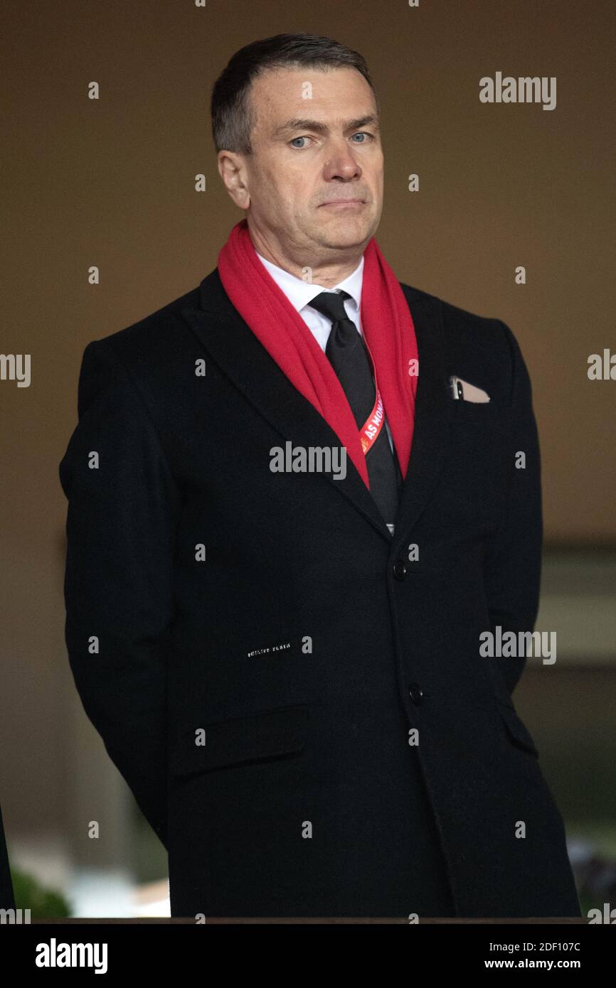 Vice-president of Monaco Oleg Petrov attends the Ligue 1 match between ...