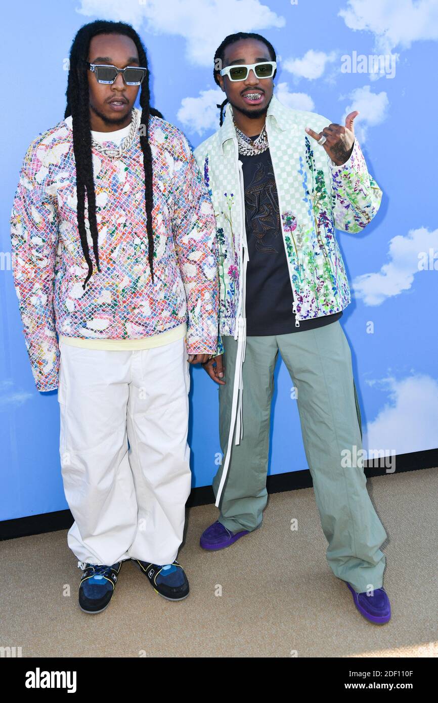 Migos attends the Louis Vuitton Menswear Fall/Winter 2020-2021 show as ...