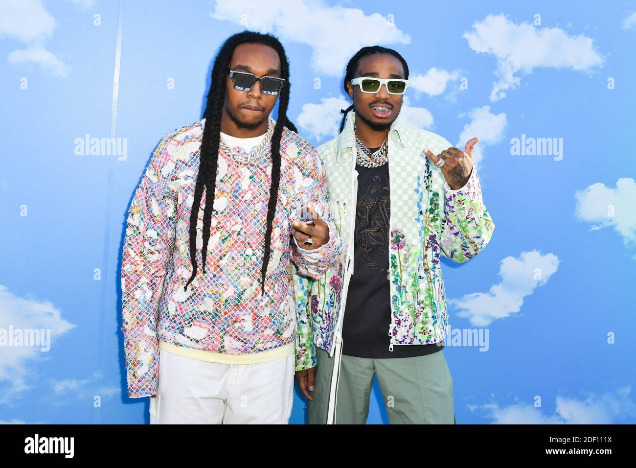 Migos attends the Louis Vuitton Menswear Fall/Winter 2020-2021 show as ...