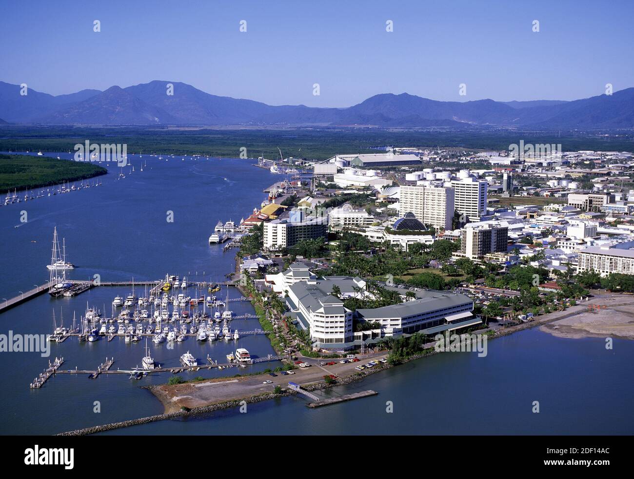 Aerial view of Cairns North Queensland. Australia Stock Photo - Alamy