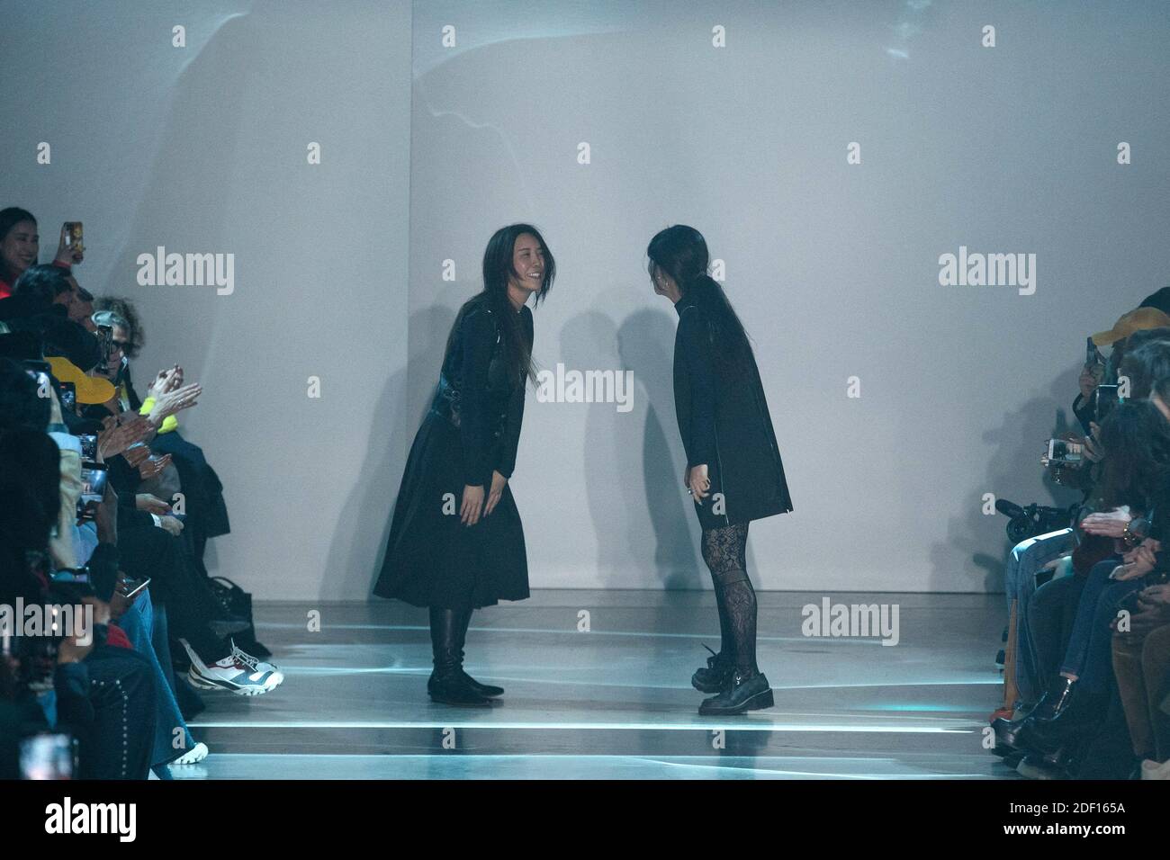 Designers Jessica Jung and Dami Kwon make an appearance on the runway ...