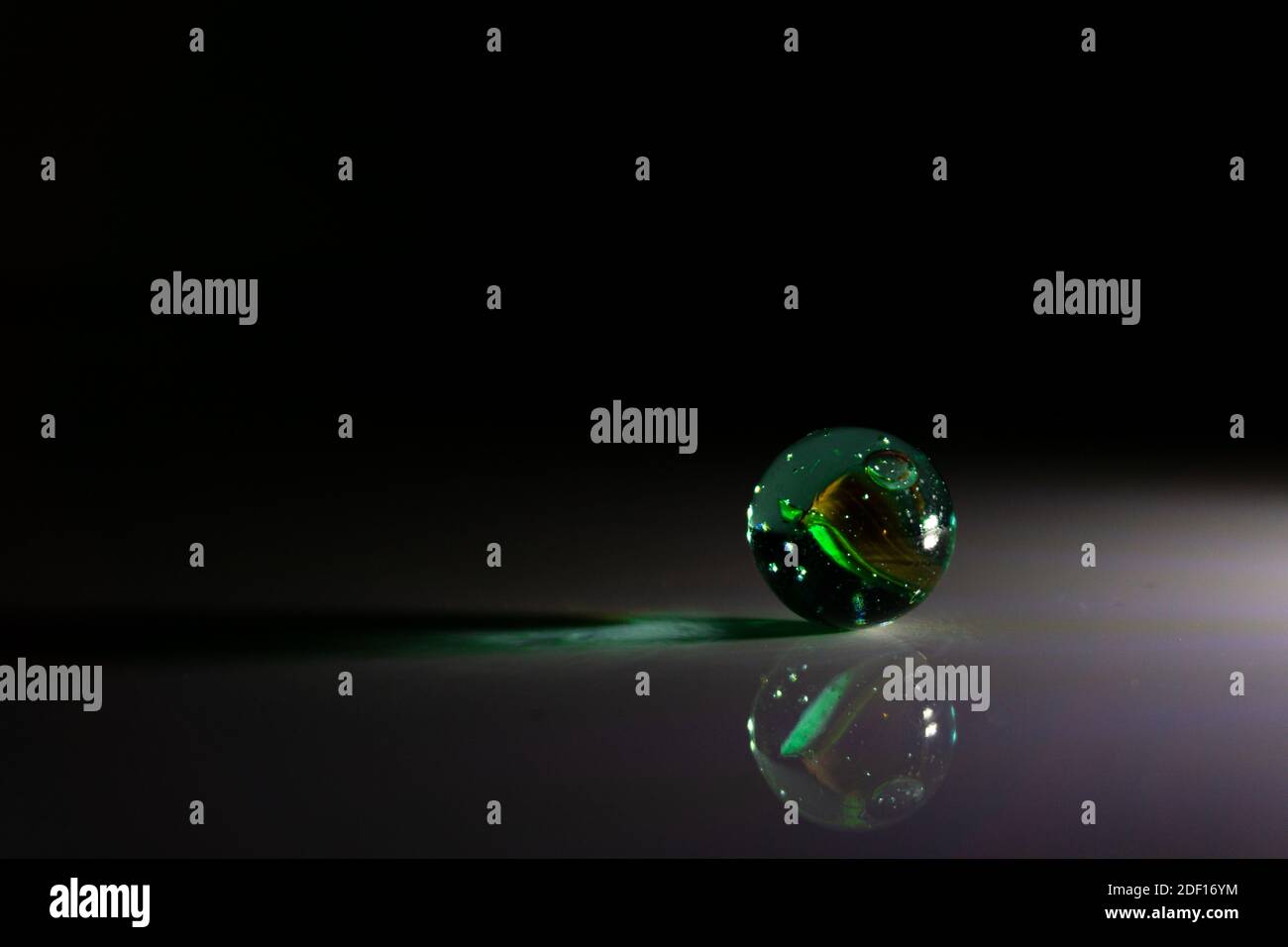 glass marble and its reflection Stock Photo - Alamy