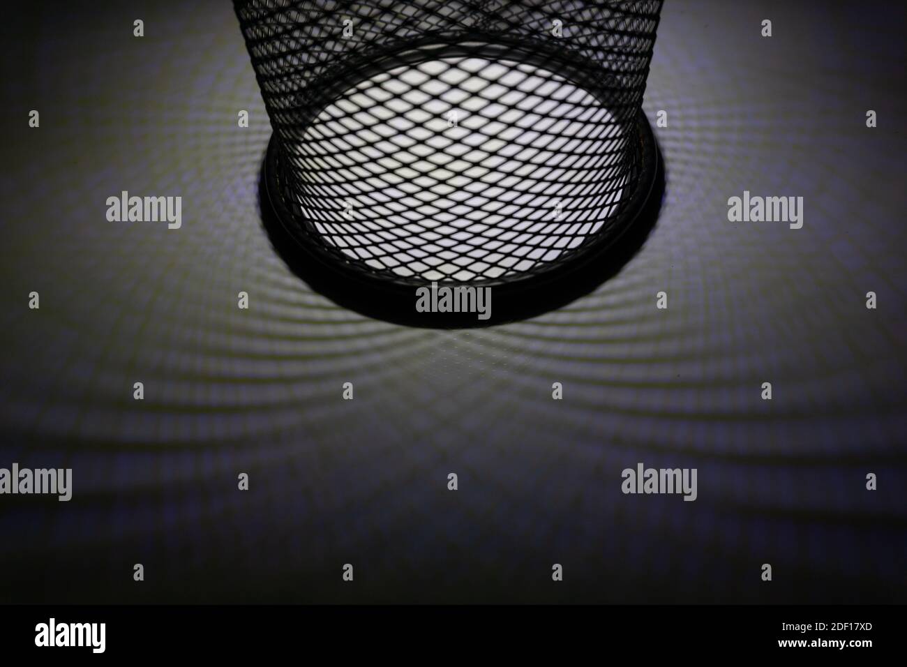 black steel metal mesh cylinder Stock Photo - Alamy