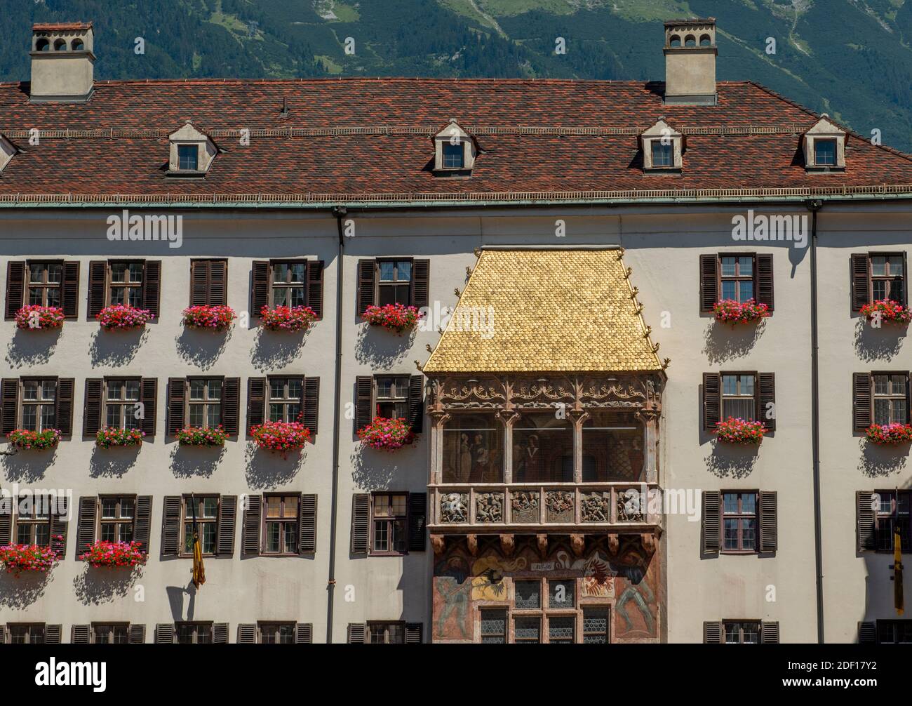 Innsbruck austria 27 July 2020: The Golden Roof is the symbol of the ...