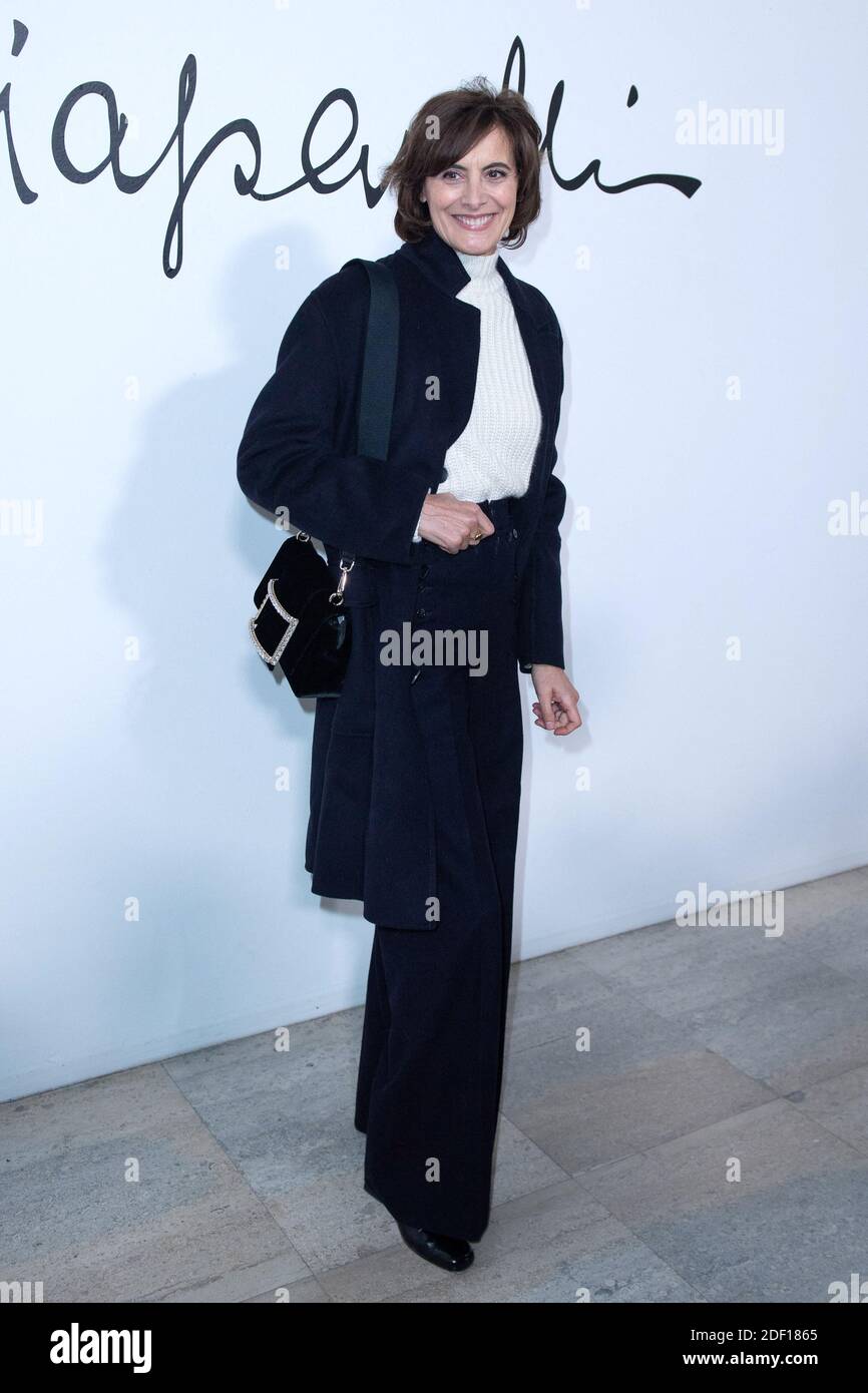 Ines de la Fressange attending the Schiaparelli Haute Couture Spring ...