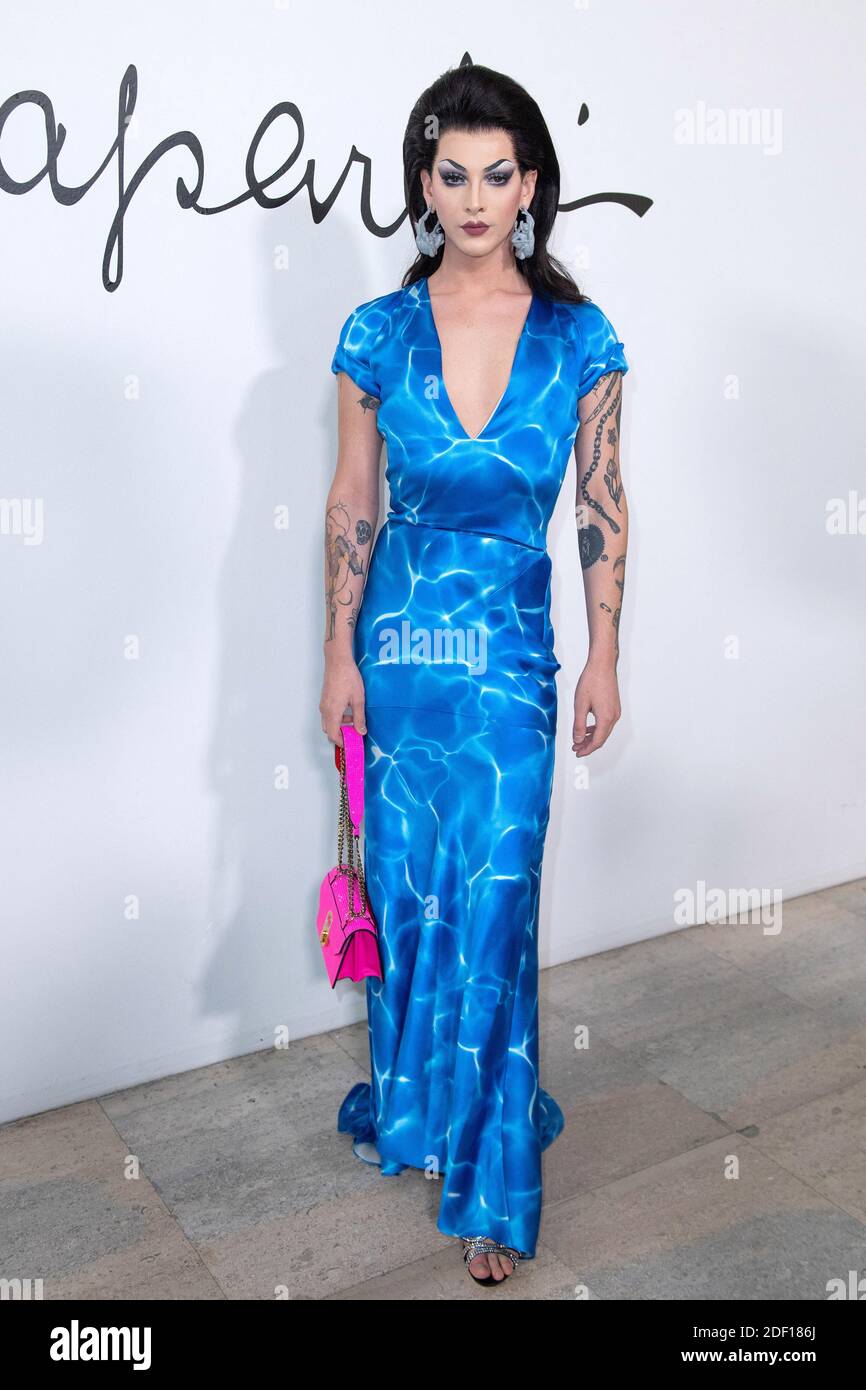 Violet Chachki attending the Schiaparelli Haute Couture Spring/Summer ...