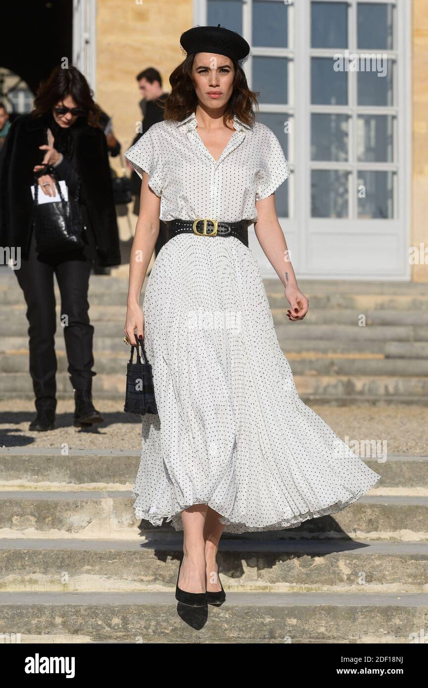 Gala Gordon attends the Dior Haute Couture Spring/Summer 2020 show as ...