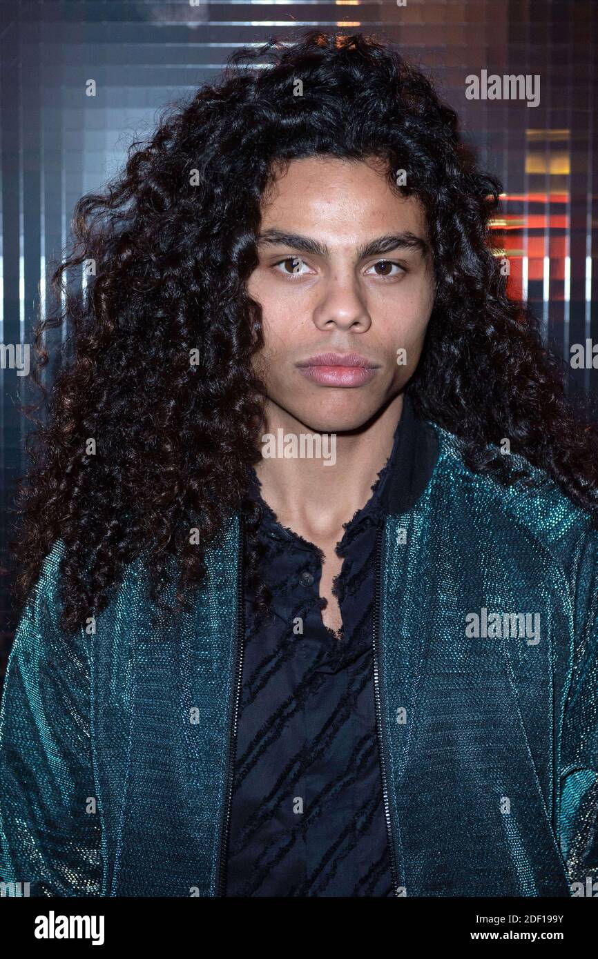Zakari Kunakey attending the Azzaro Haute Couture Spring/Summer 2020 ...