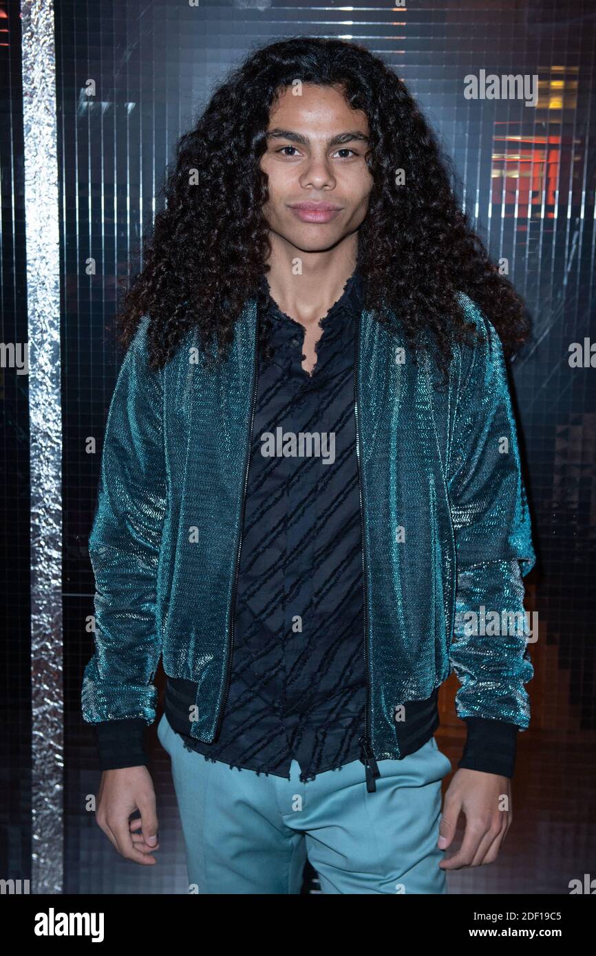 Zakari Kunakey attending the Azzaro Haute Couture Spring/Summer 2020 ...