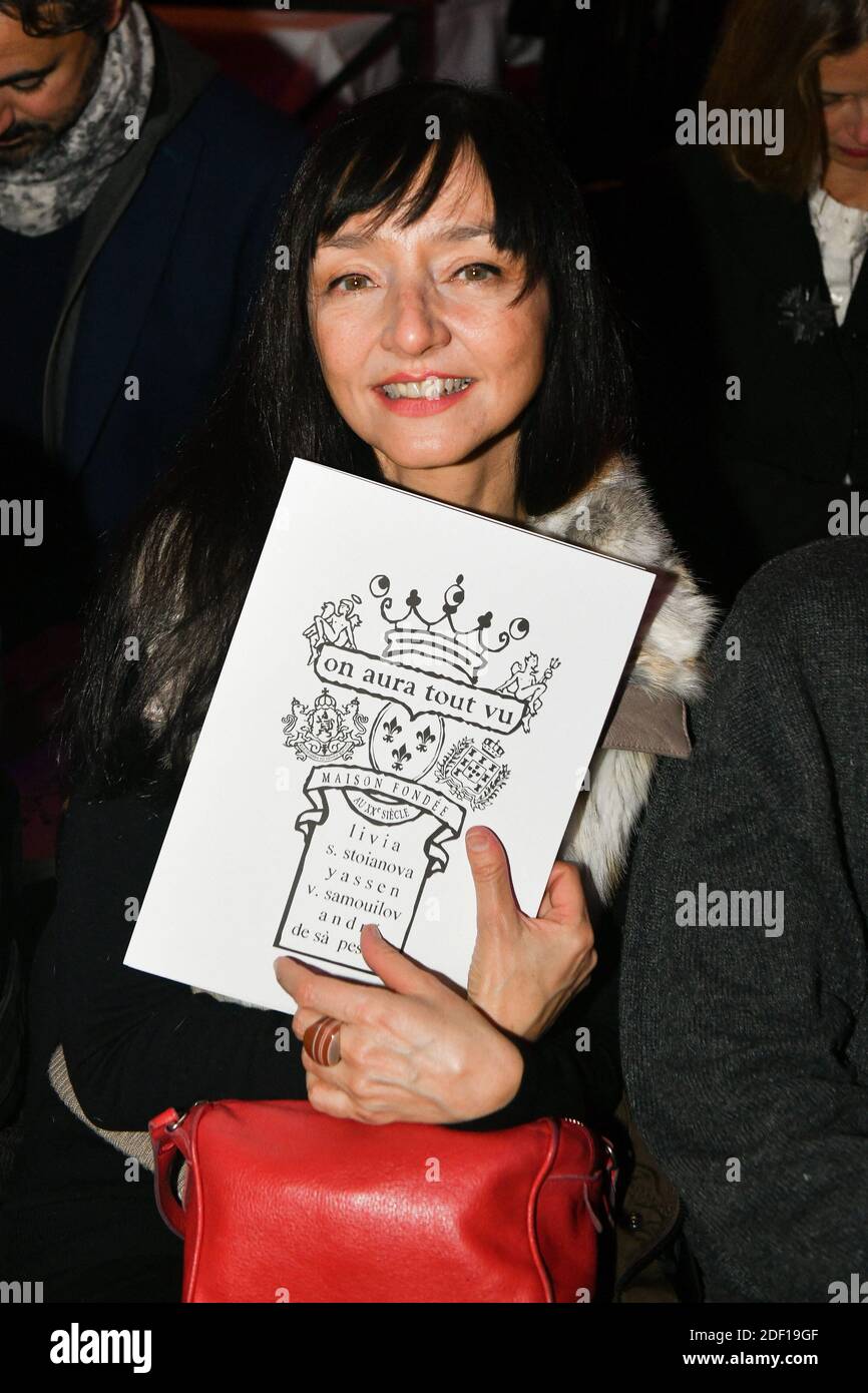 Maria de Medeiros attends the On Aura Tout Vu Haute Couture Spring ...