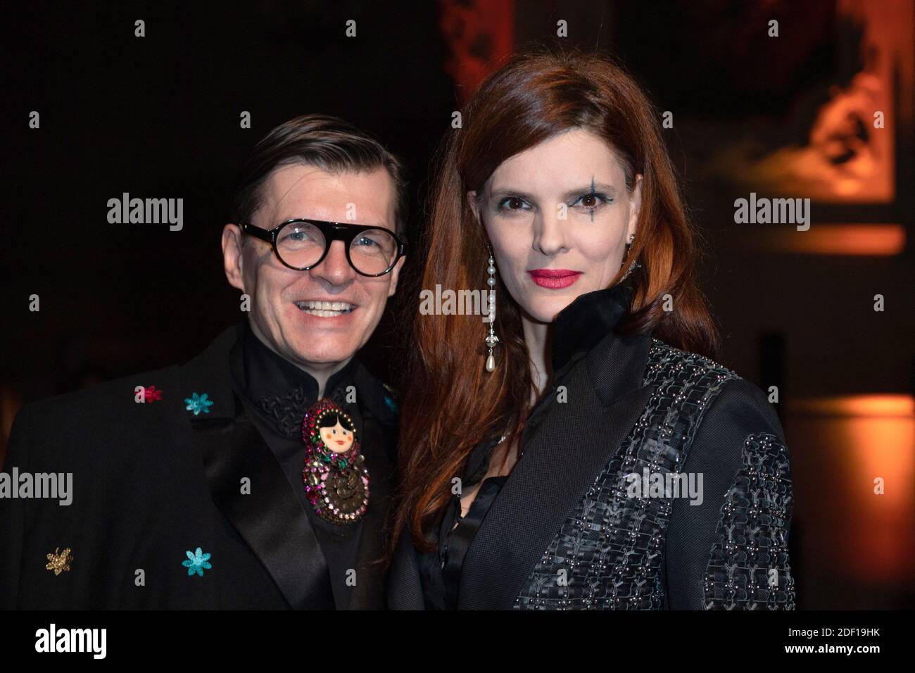 Adam Leja and Alexandra Mas attending the Antonio Grimaldi Haute ...