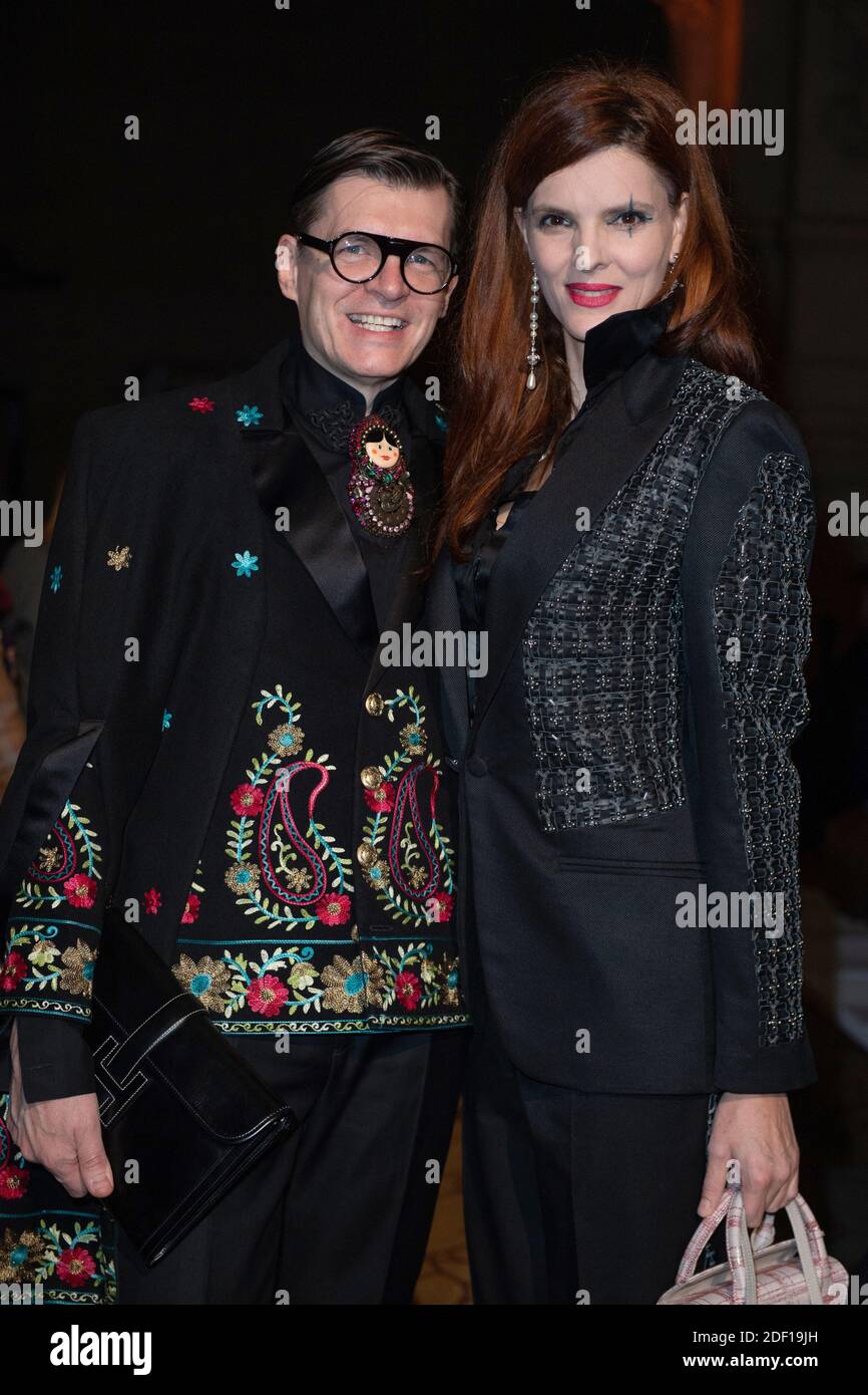 Adam Leja and Alexandra Mas attending the Antonio Grimaldi Haute ...