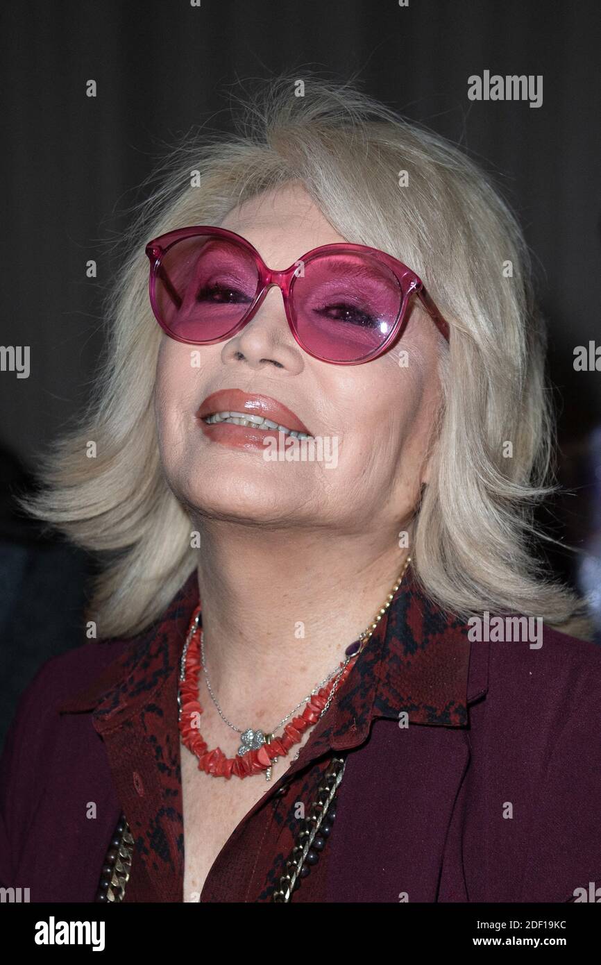 Amanda Lear attending the Antonio Grimaldi Haute Couture Spring/Summer ...