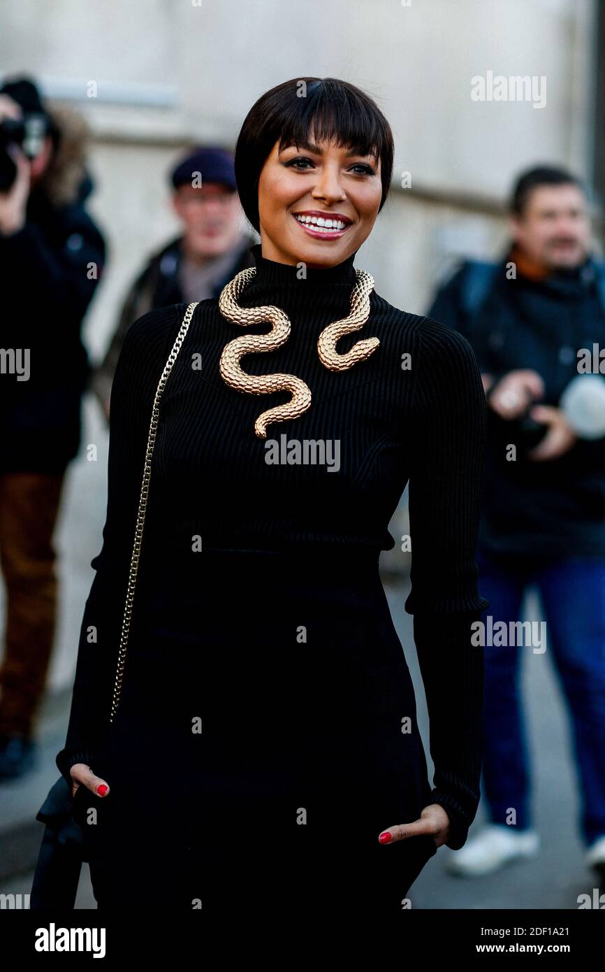 Street style, Kat Graham arriving at Schiaparelli Spring Summer 2020 ...