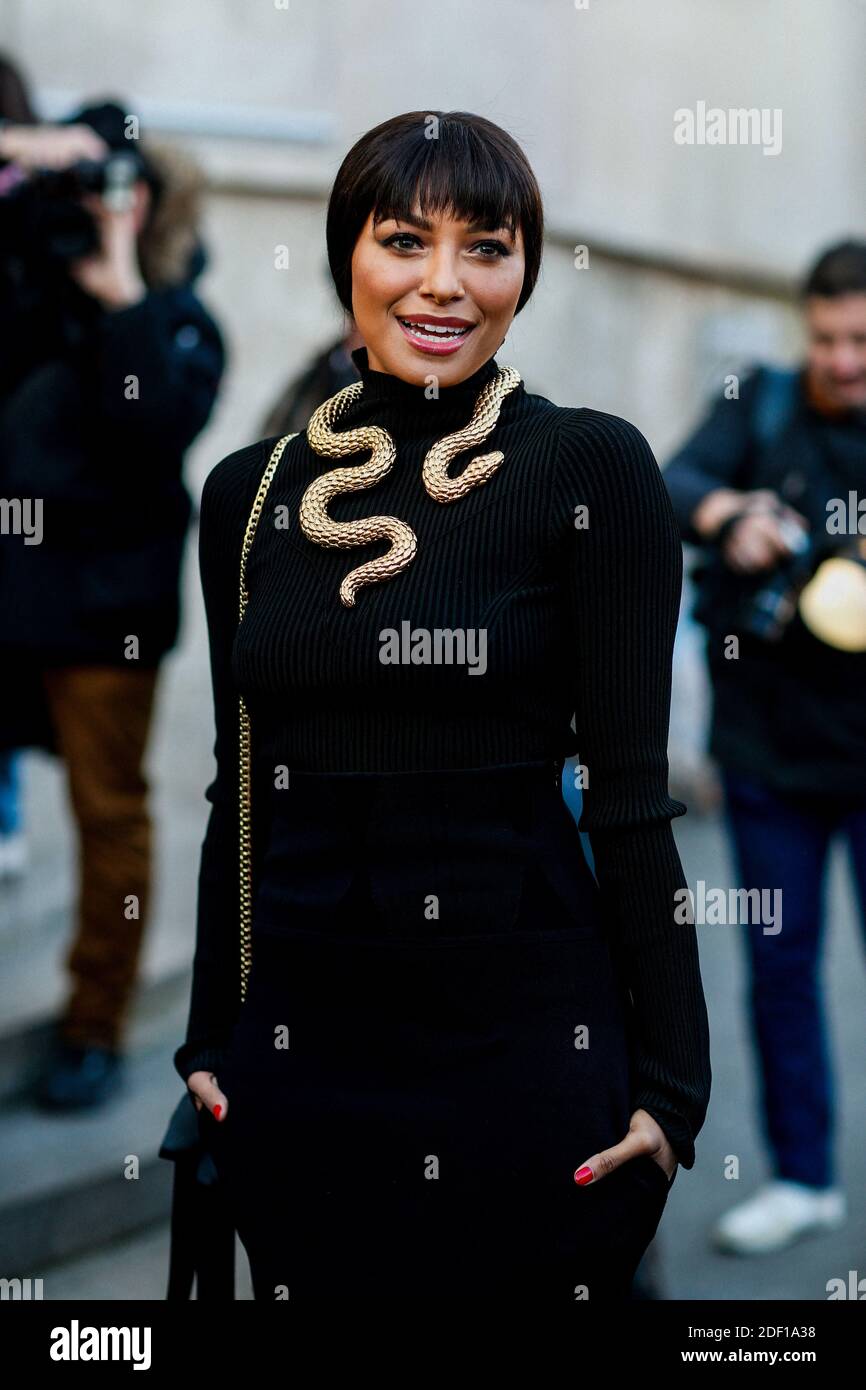 Street style, Kat Graham arriving at Schiaparelli Spring Summer 2020 ...
