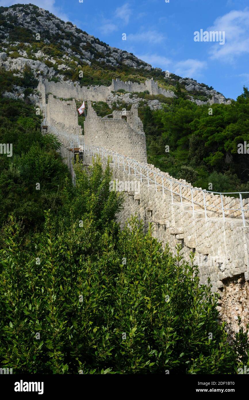 The Walls of Ston, known as the "European wall of China", originally ...