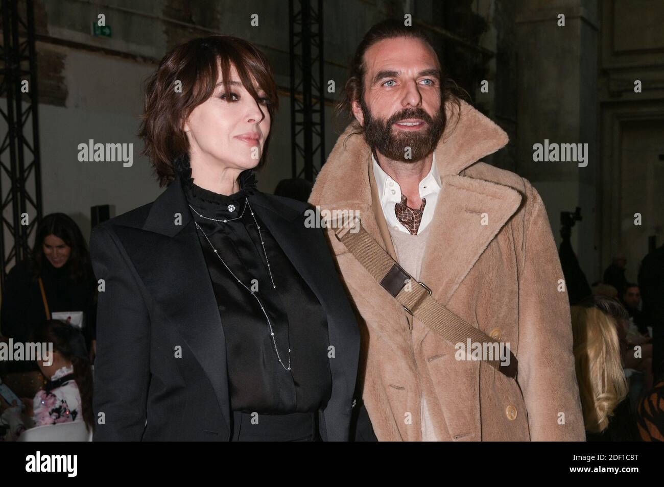 Monica Bellucci and John Nollet attend the Alexandre Vauthier Haute ...