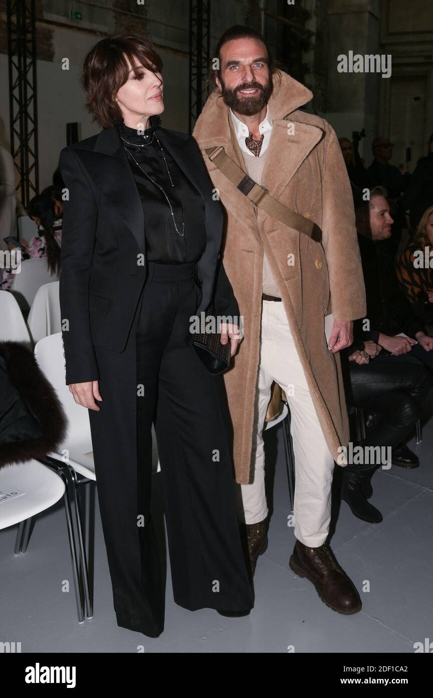 Monica Bellucci and John Nollet attend the Alexandre Vauthier Haute ...