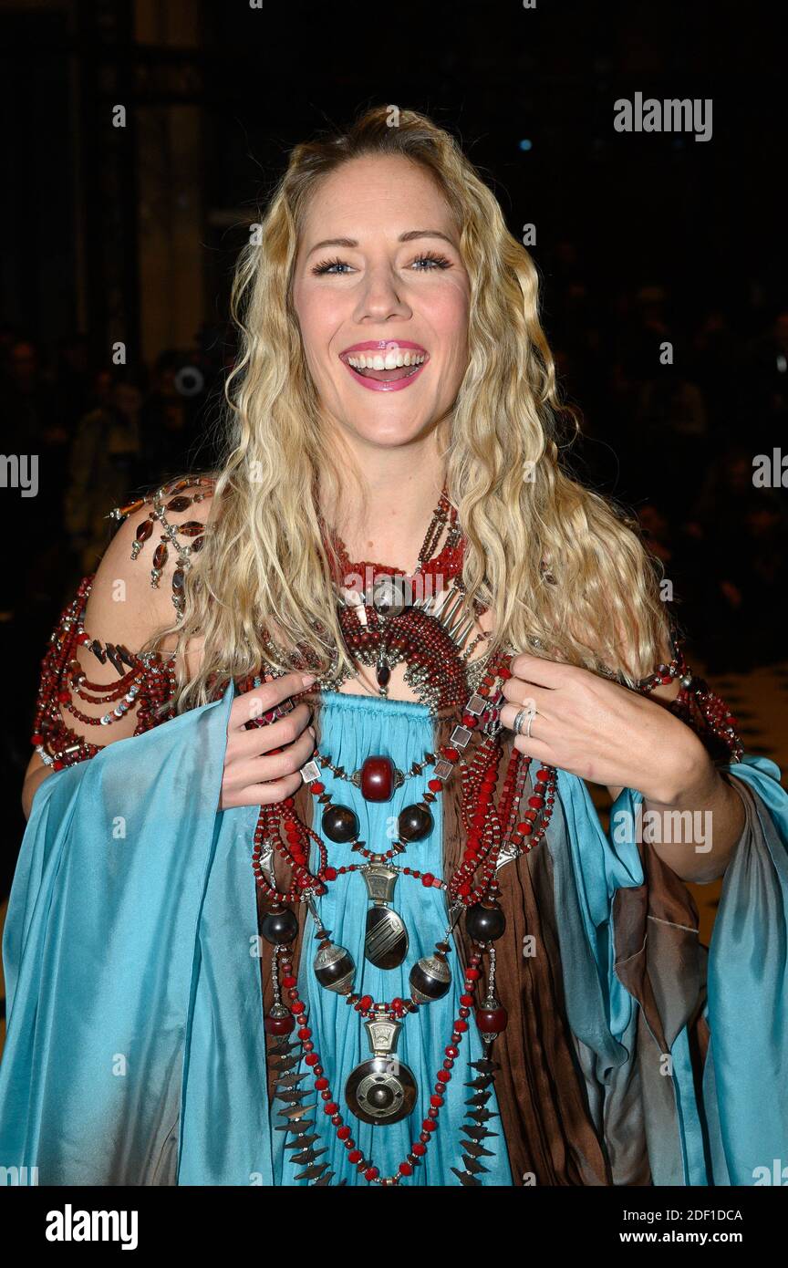 Sandy Herbert attends the Julien Fournie Haute Couture Spring/Summer ...