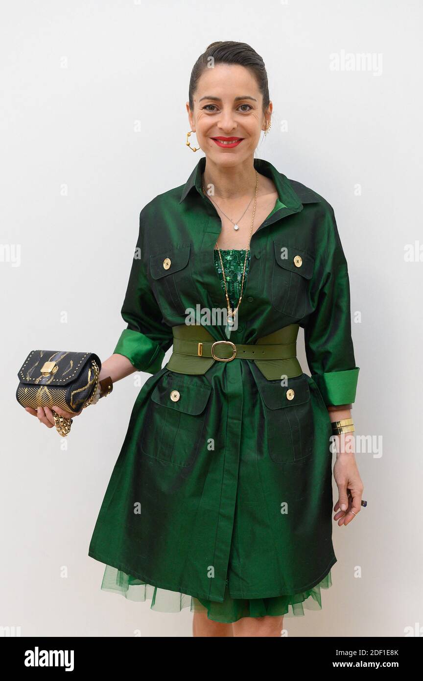 Audrey Dana attends the Elie Saab Haute Couture Spring/Summer 2020 show ...