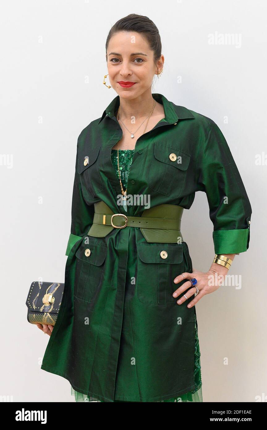 Audrey Dana attends the Elie Saab Haute Couture Spring/Summer 2020 show ...