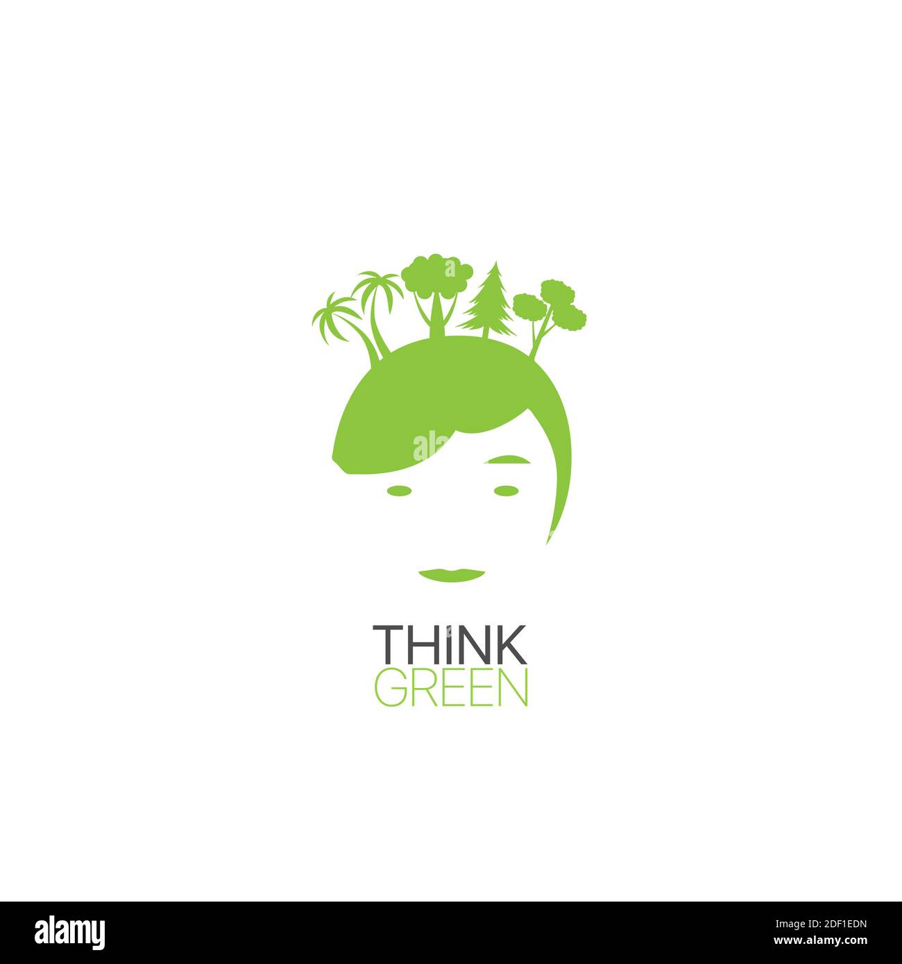 Think green icon Stock Vector Image & Art - Alamy