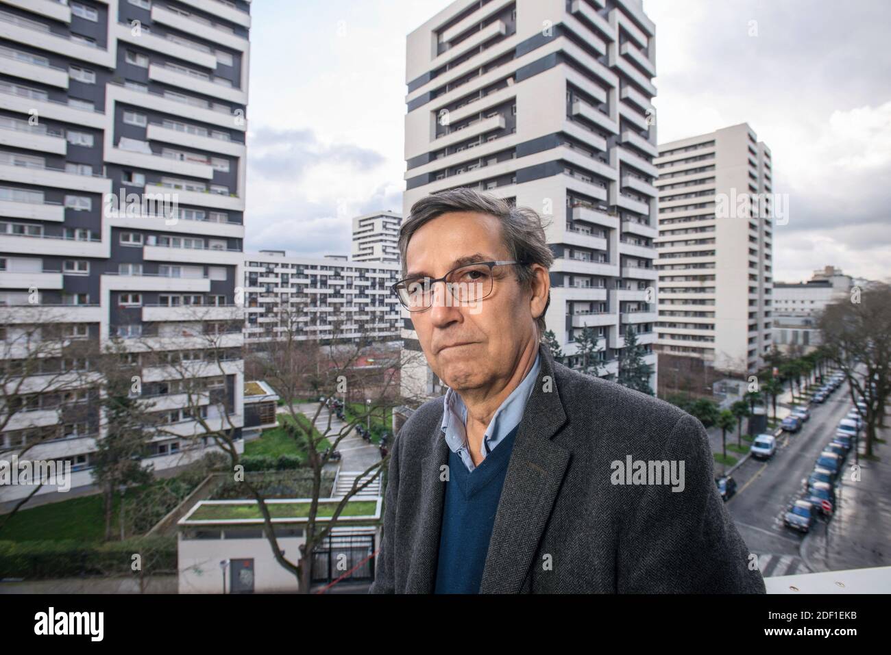 French historian Emmanuel Todd during photos session in Paris, France ...