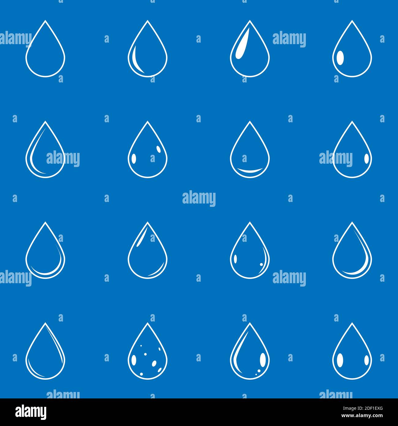Water drop icons Stock Vector Image & Art - Alamy