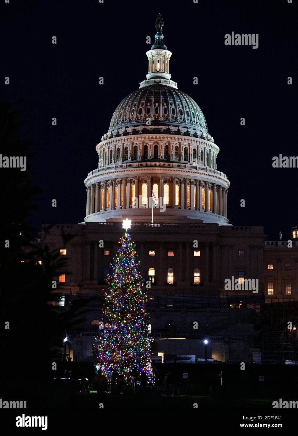 Nancy pelosi at capitol tree lighting hi-res stock photography and ...