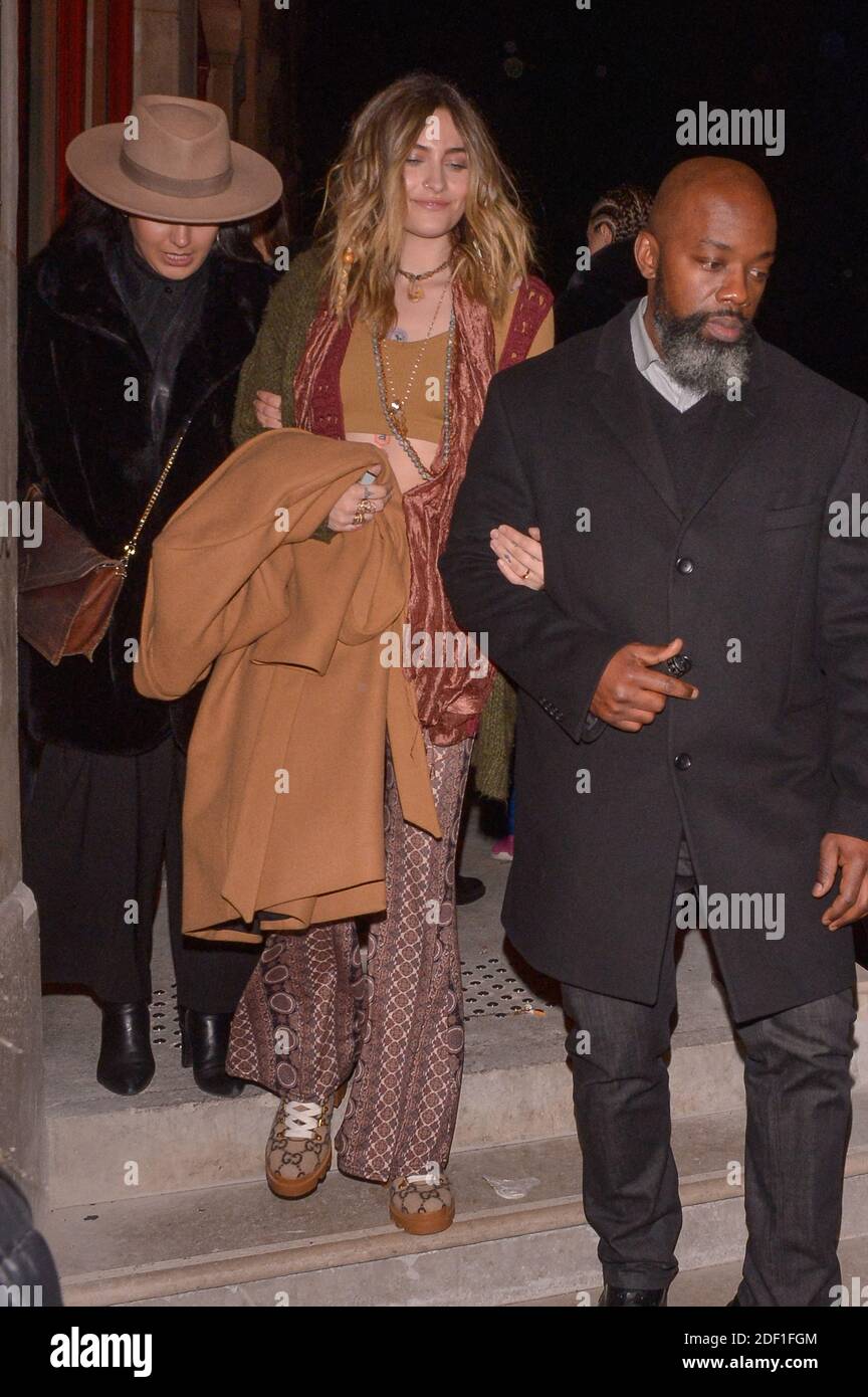 Paris Jackson attending the Jean Paul Gaultier show during Haute ...