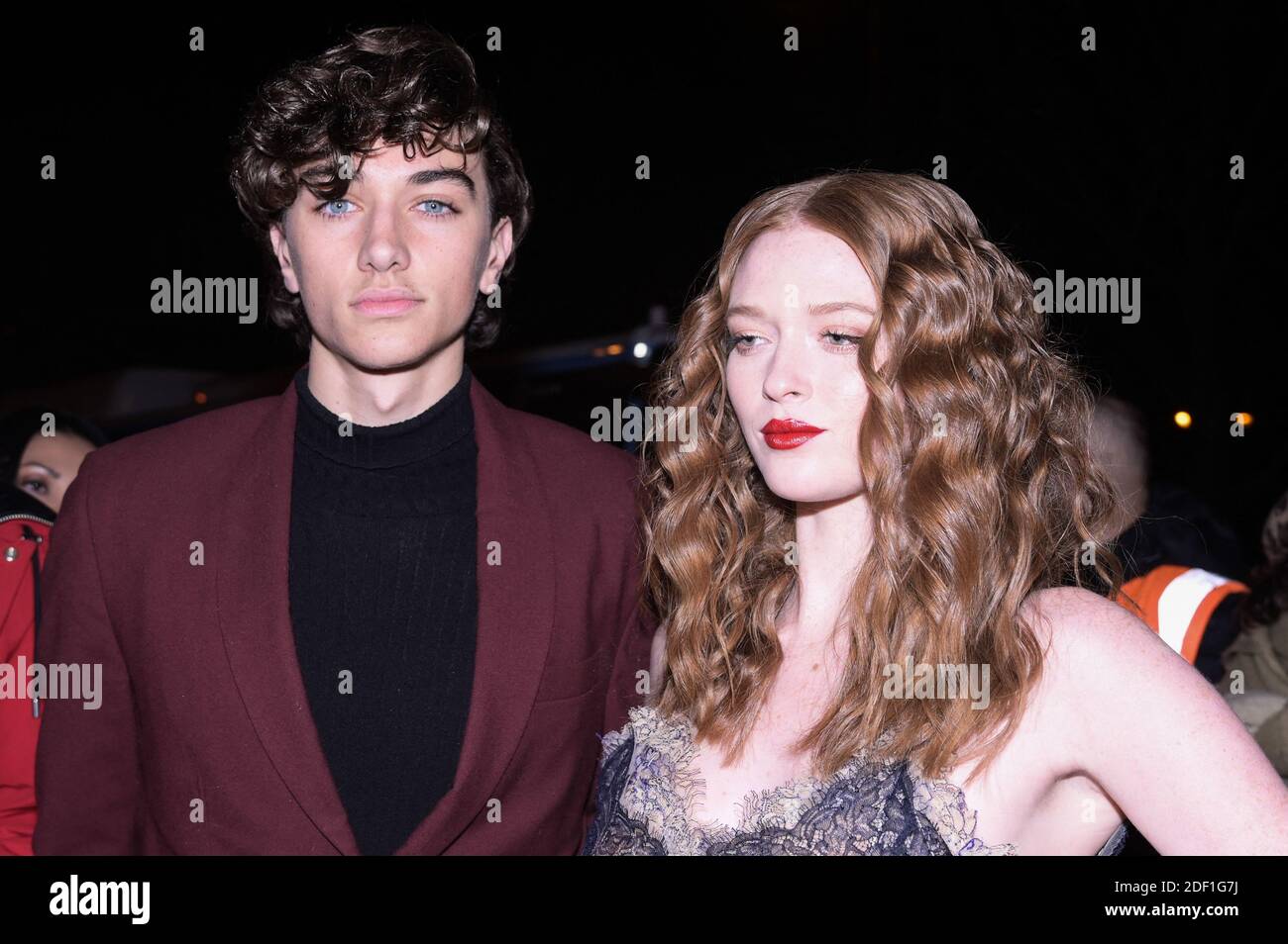 Larsen Thompson and Gavin Casalegno attend Jean Paul Gaultier Haute ...