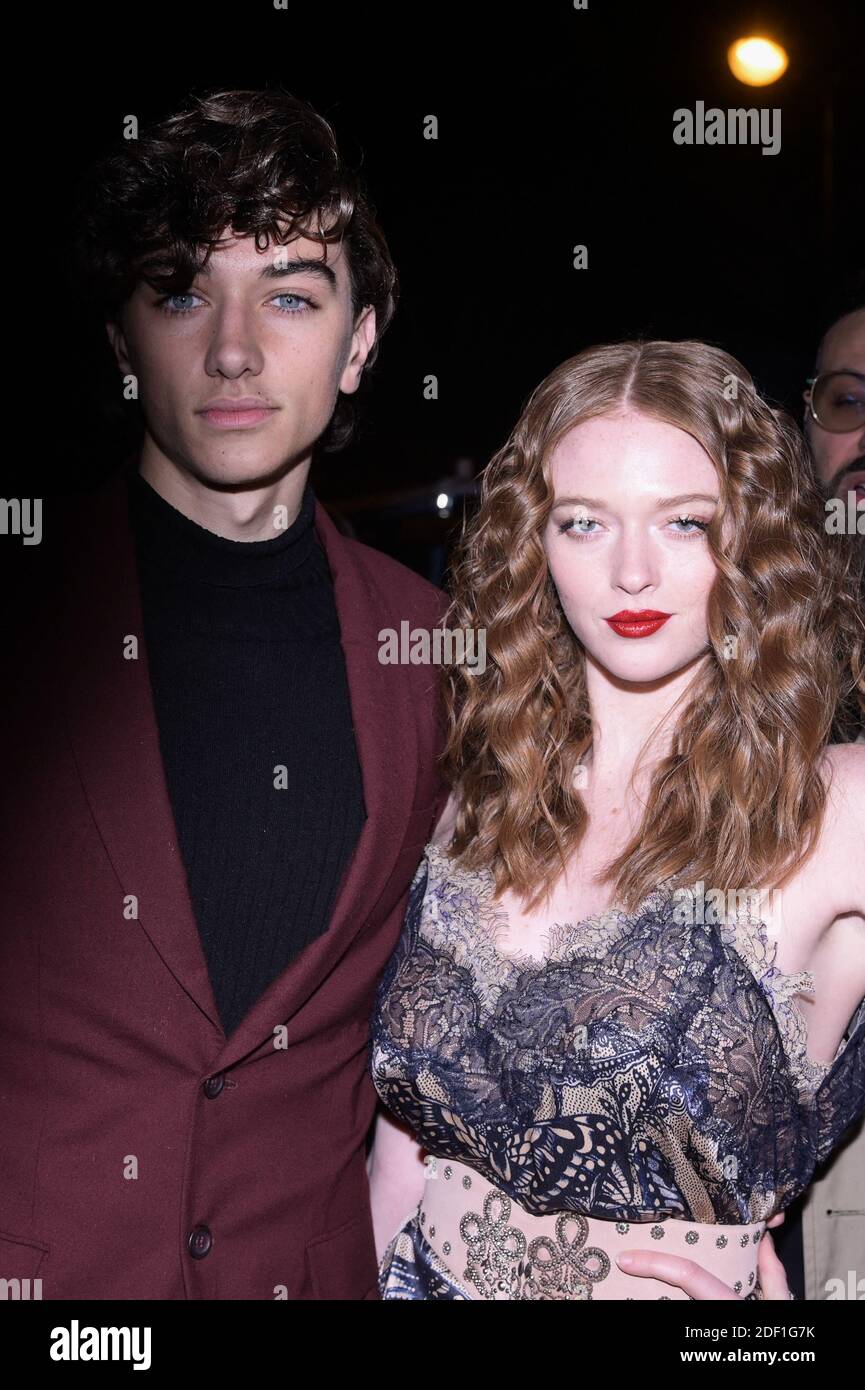 Larsen Thompson and Gavin Casalegno attend Jean Paul Gaultier Haute ...