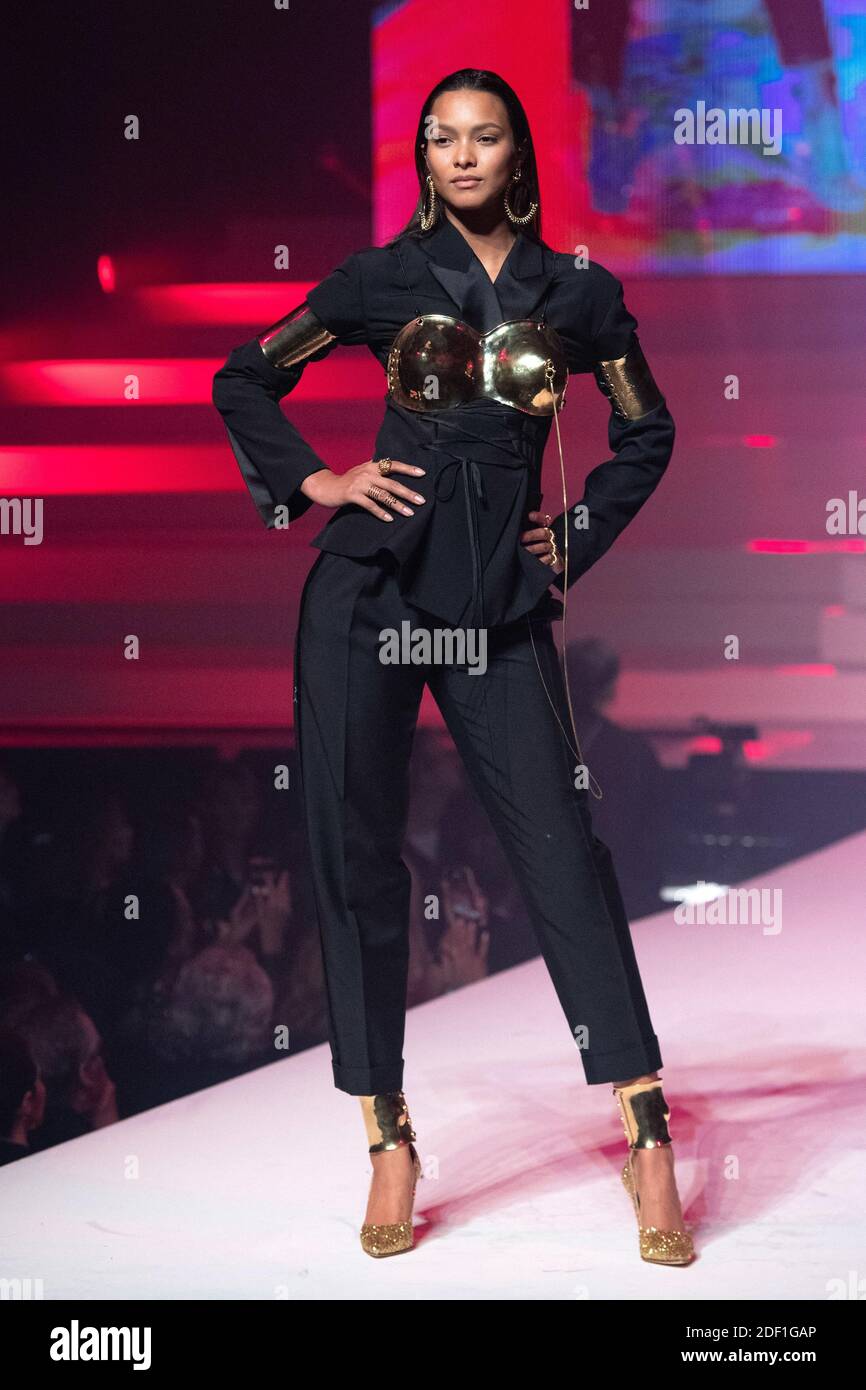Lais Ribeiro walks the runway during the last Jean-Paul Gaultier Haute ...