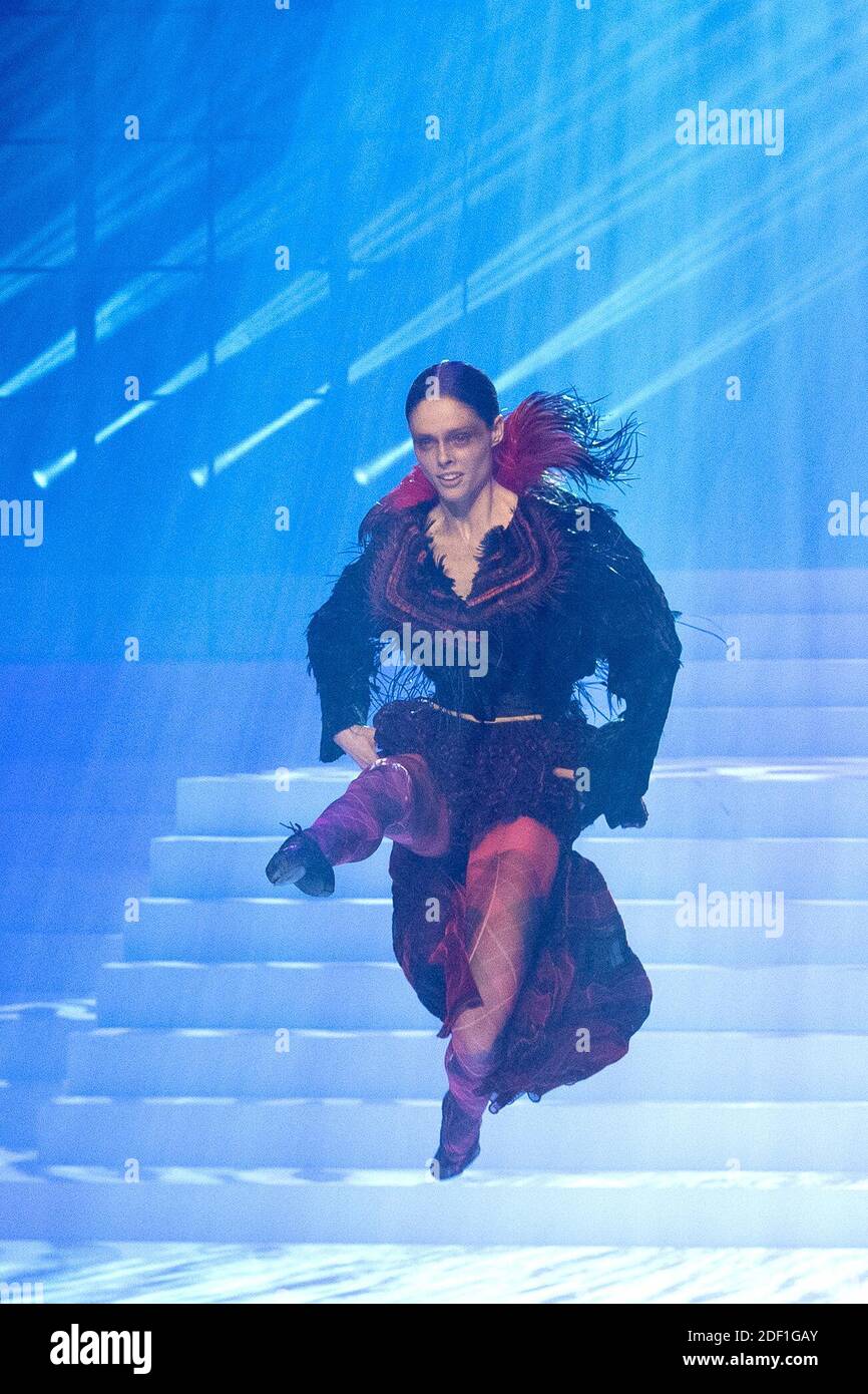 Coco Rocha walks the runway during the last Jean-Paul Gaultier Haute ...