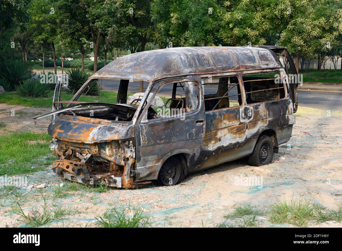 Burnt Van High Resolution Stock Photography and Images - Alamy