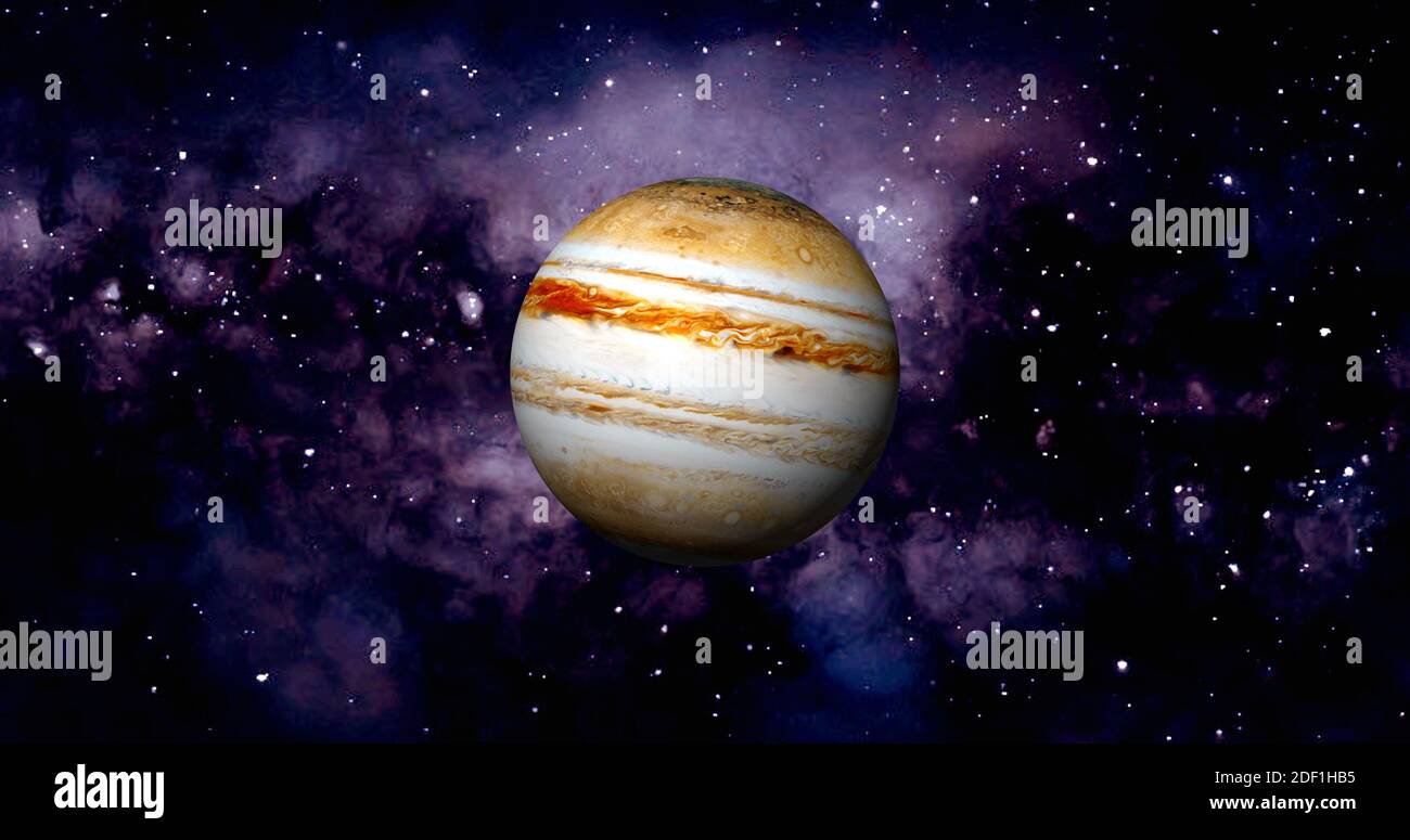 planet Jupiter. photo realistic 3d planet Stock Photo - Alamy
