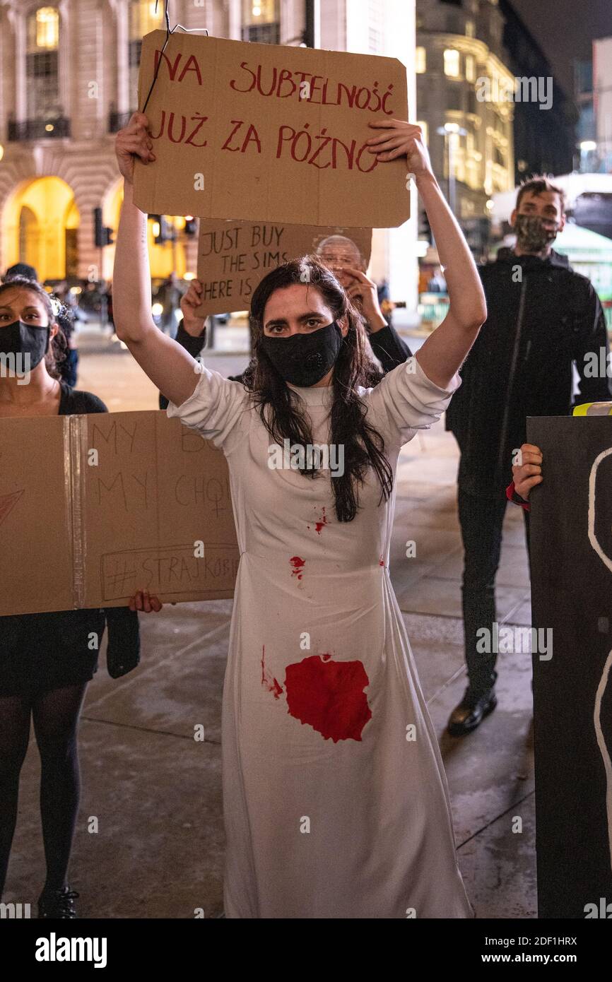 Pro choice conceptual artist, Iness Rychlik, attends protest against ...