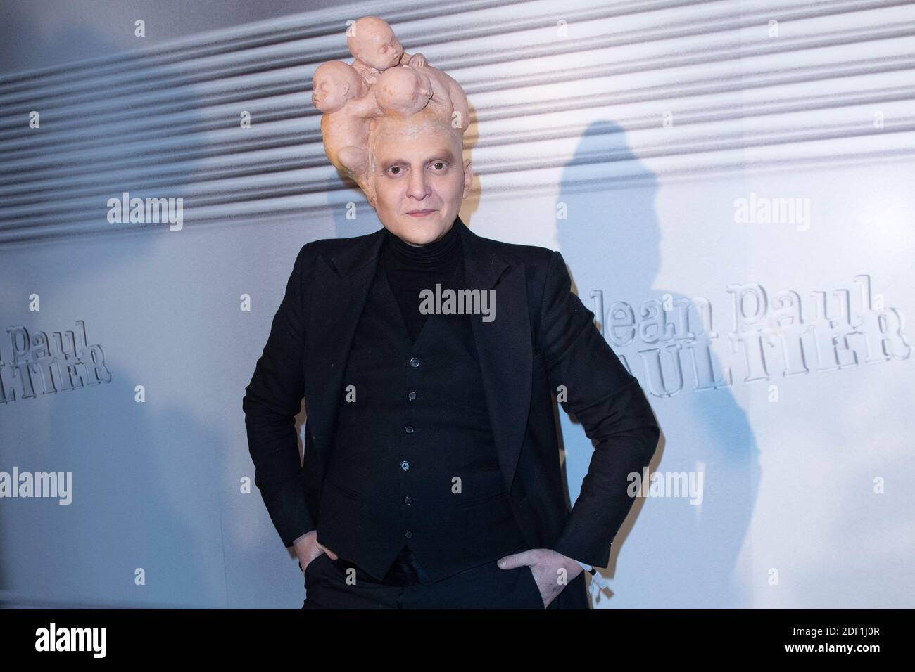Ali Mahdavi attending the last Jean-Paul Gaultier Haute Couture Spring ...
