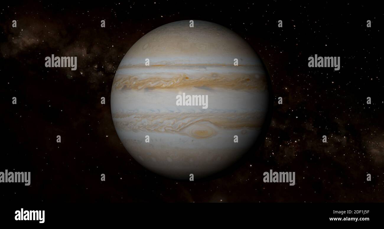 planet Jupiter. photo realistic 3d planet Stock Photo - Alamy
