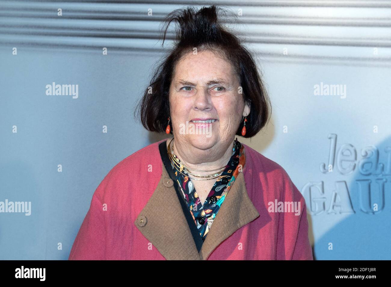 Suzy Menkes attending the last Jean-Paul Gaultier Haute Couture Spring ...