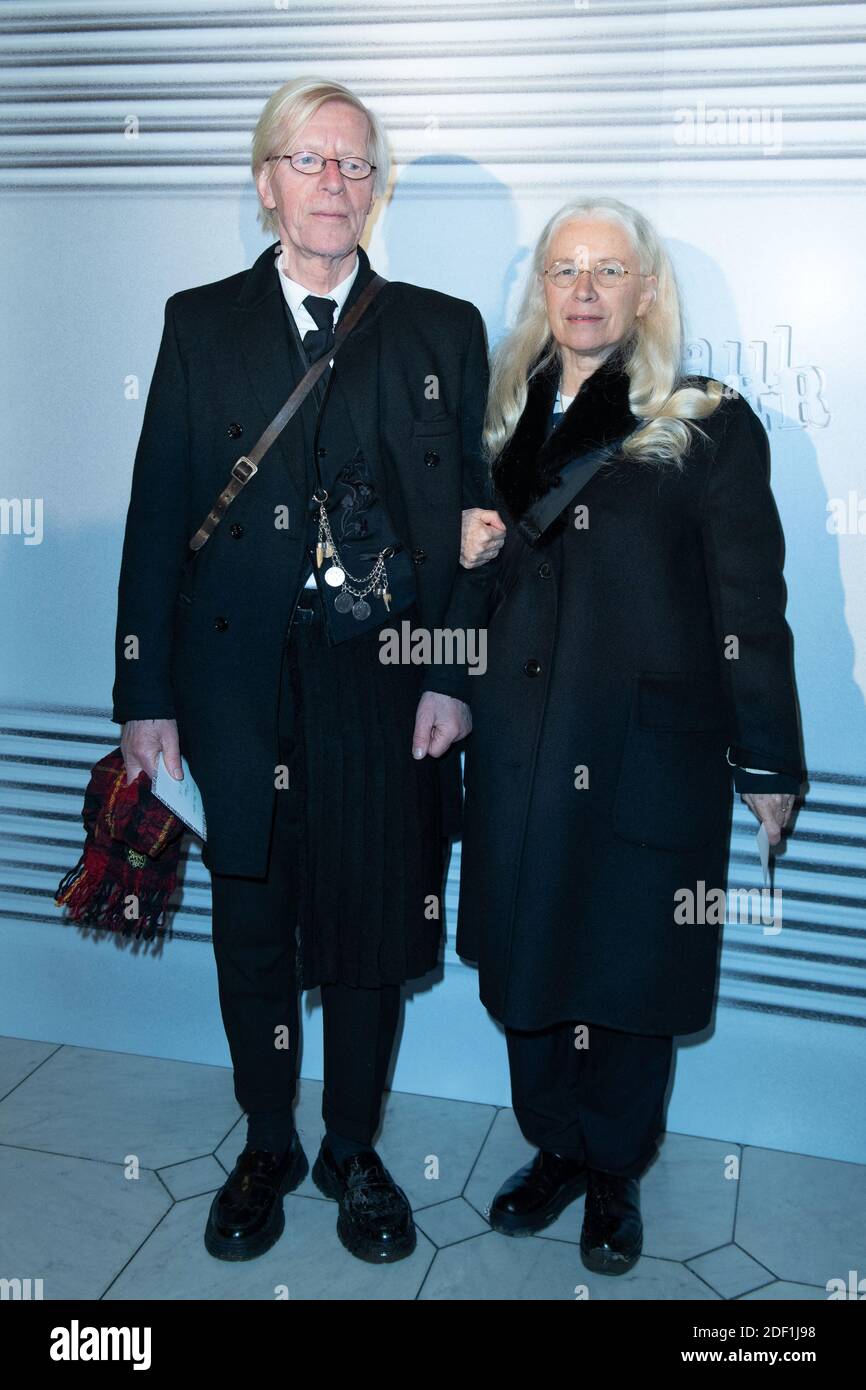 Dominique Issermann and guest attending the last Jean-Paul Gaultier ...