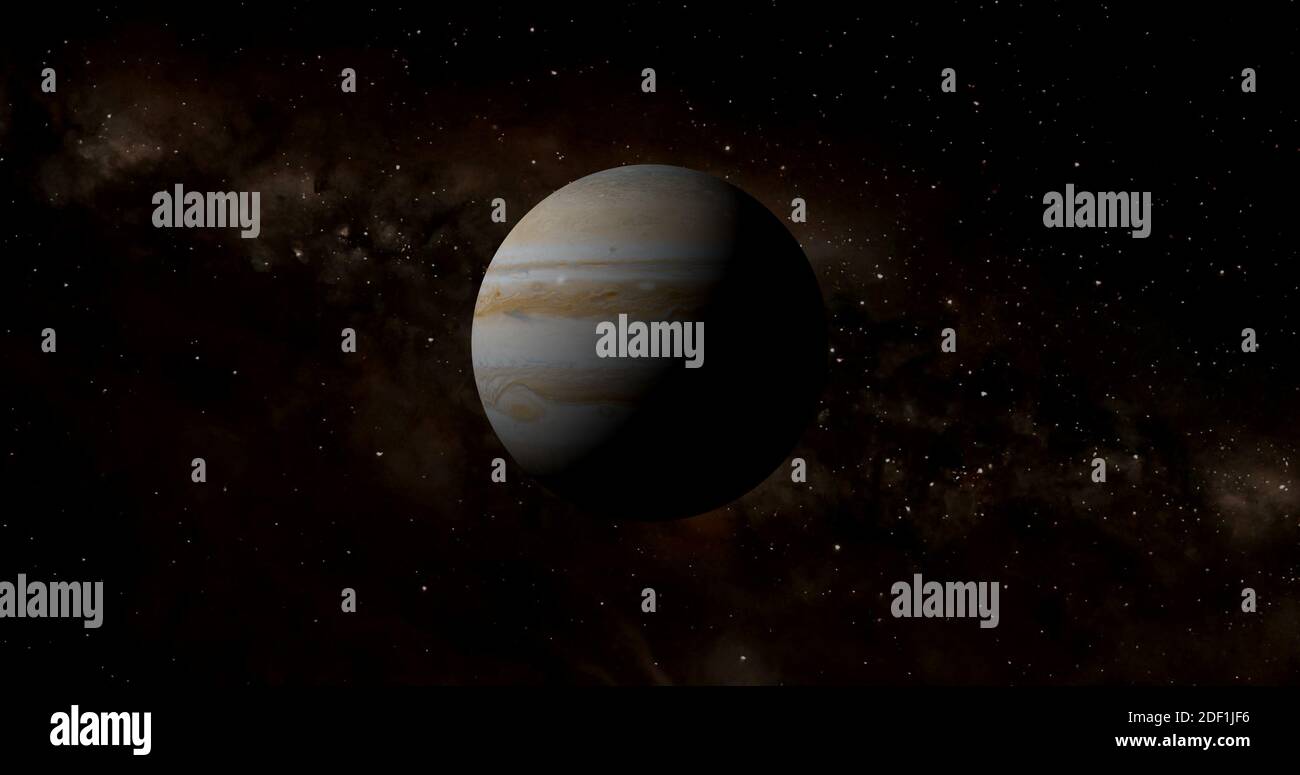 planet Jupiter. photo realistic 3d planet Stock Photo - Alamy