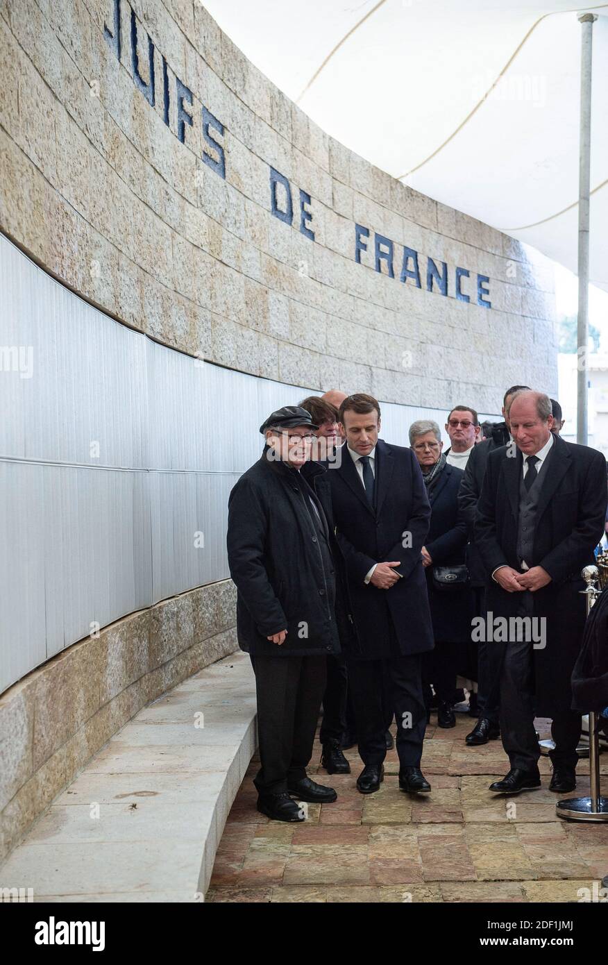 Historian and former Nazi hunter Serge Klarsfeld, and son Arno give a ...