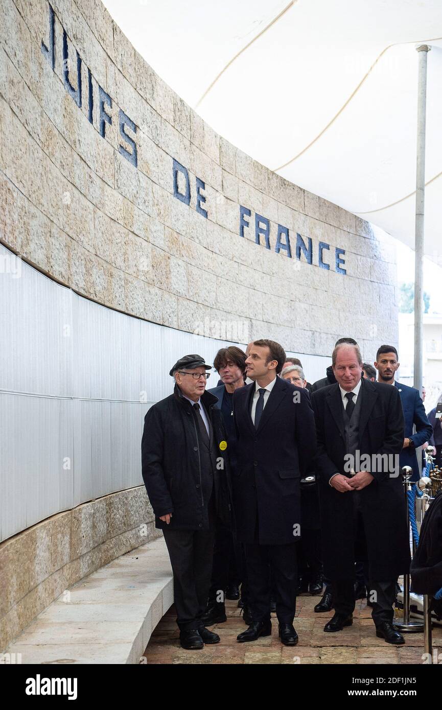 Historian and former Nazi hunter Serge Klarsfeld, and son Arno give a ...