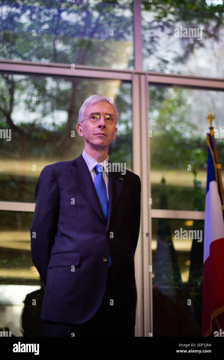 Paris police prefect didier lallement attends hi-res stock photography ...